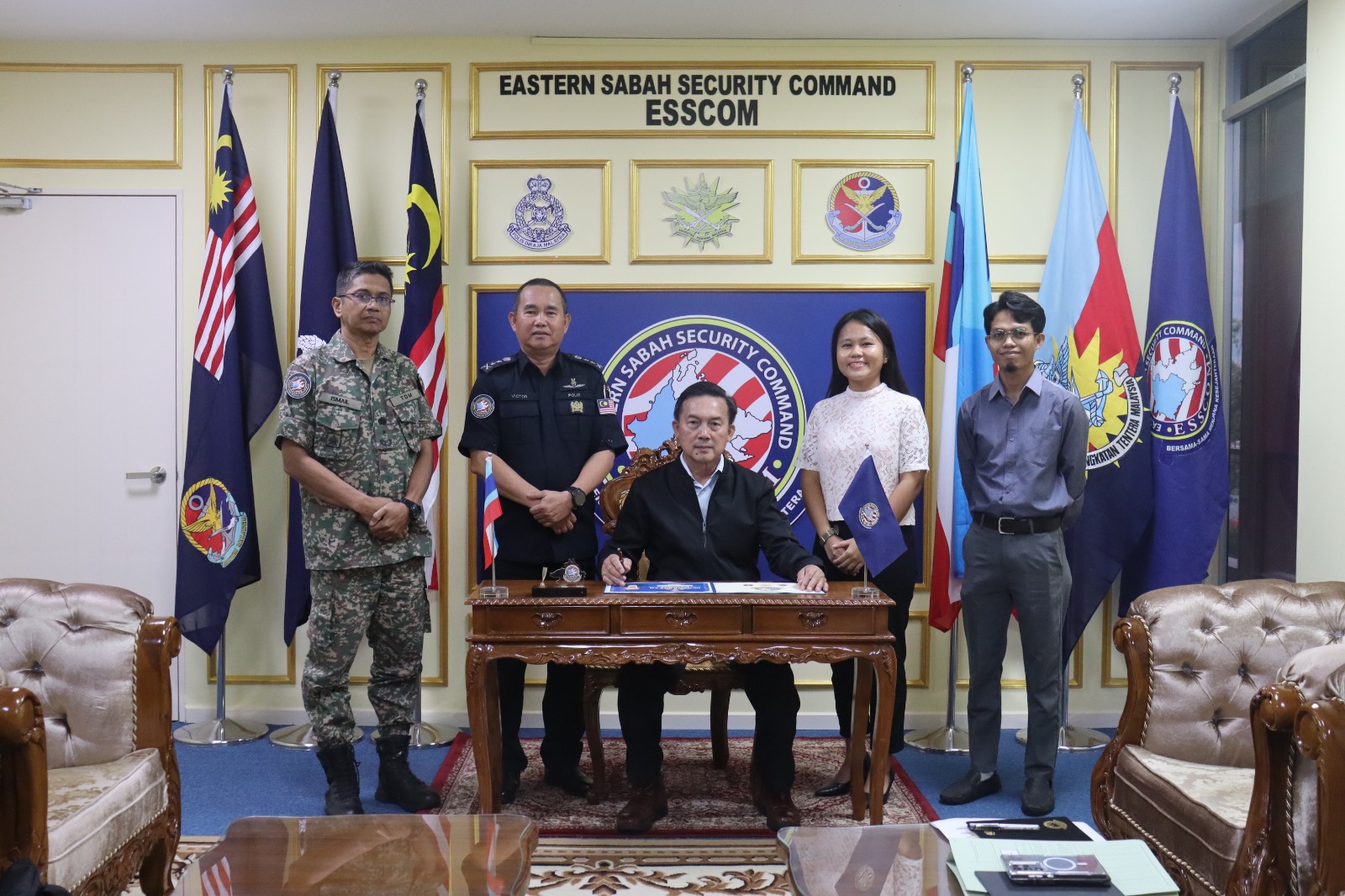 SIP Courtesy VIsit to ESSCOM – Semporna Islands Project